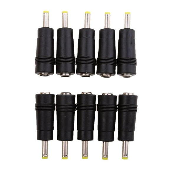 10 pieces 4.0x1.7mm Male to 5.5x2.1mm Female Connection Adapter DC ...