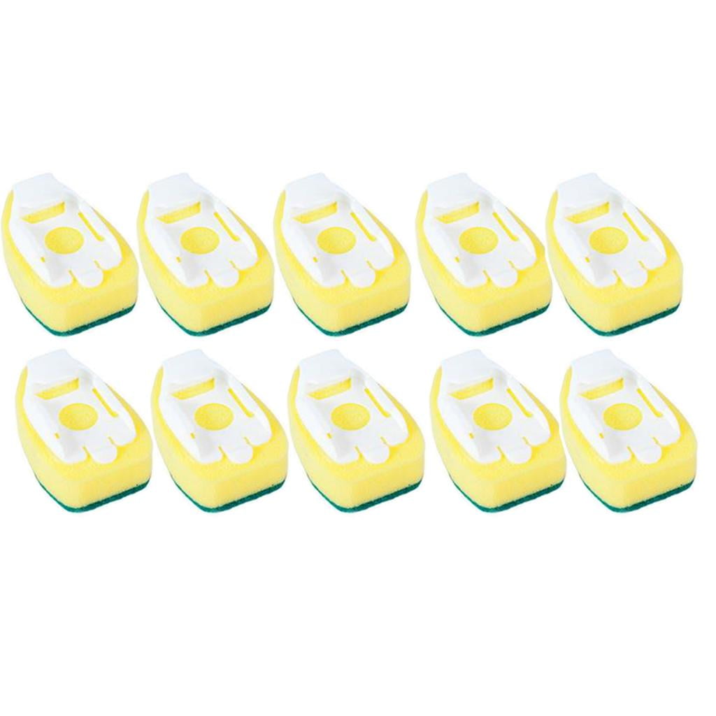 10 pieces Refill Replacement Sponge Heads, Heavy Duty Non Scratch and ...