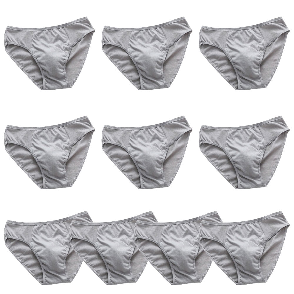 10 pieces of disposable cotton underwear, disposable and portable, pure ...