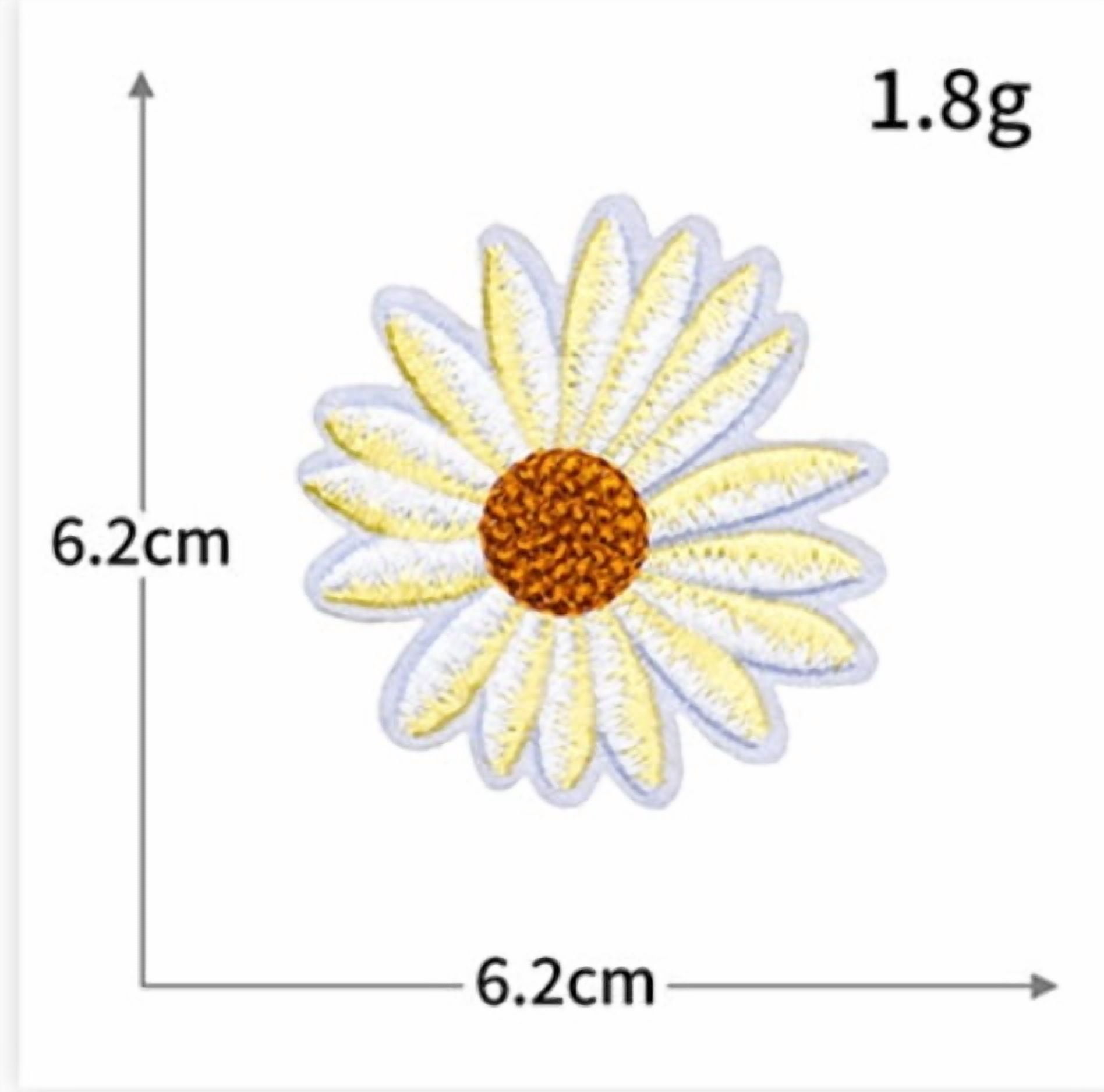 10 pieces of sun flower sunflower computer embroidery cartoon ...
