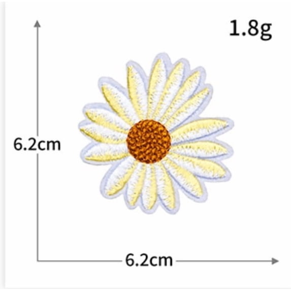 10 pieces of sun flower sunflower computer embroidery cartoon ...