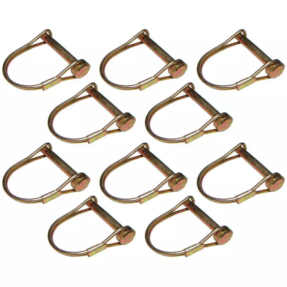 10 pk Round PTO Lock Pin 1/4" Diameter PTO Shaft Locking Pins 1.5 ...
