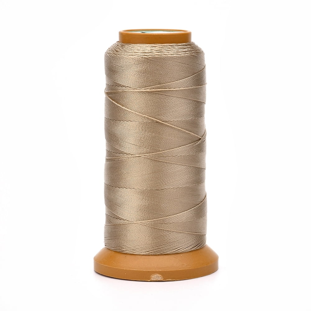 10 roll Polyester Threads for Jewelry Making Tan 0.7mm 437.44 yards ...