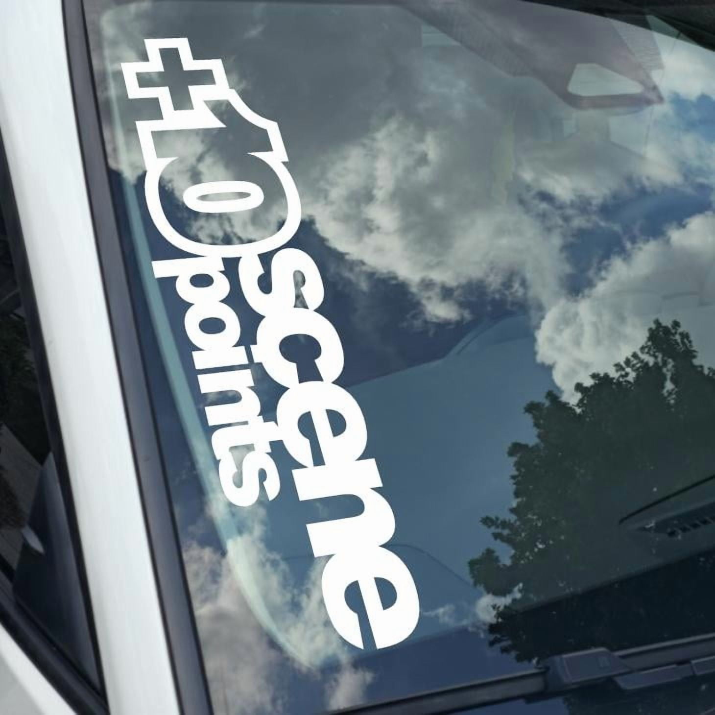 +10 scence points Vinyl Decal Sticker Bumper Window UV & Water ...