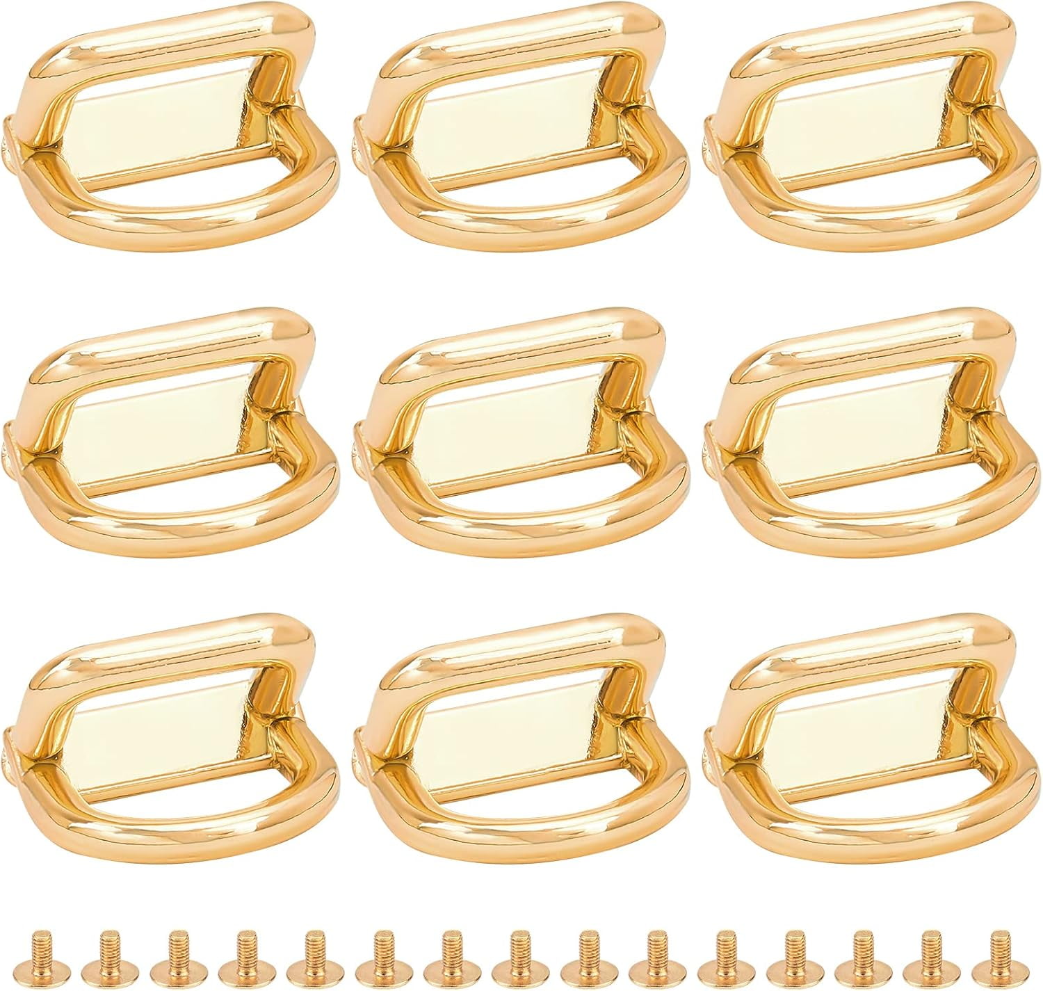 10 sets bag Chain Connector Buckles Double Ring Purse Suspension Clasp ...