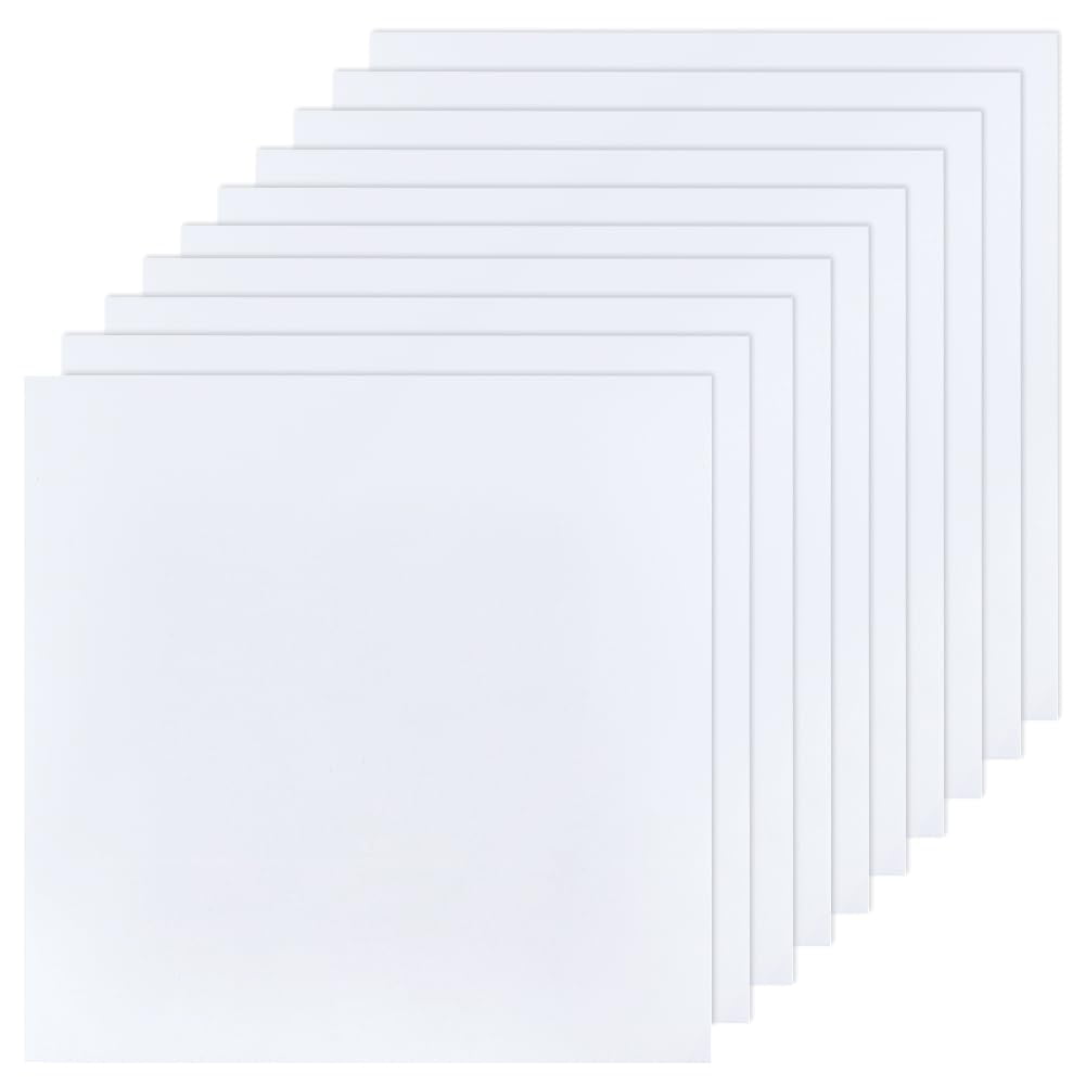 10 sheet 10 Sheets White ABS Plastic sheet 200x200x0.5mm ABS Plastic ...