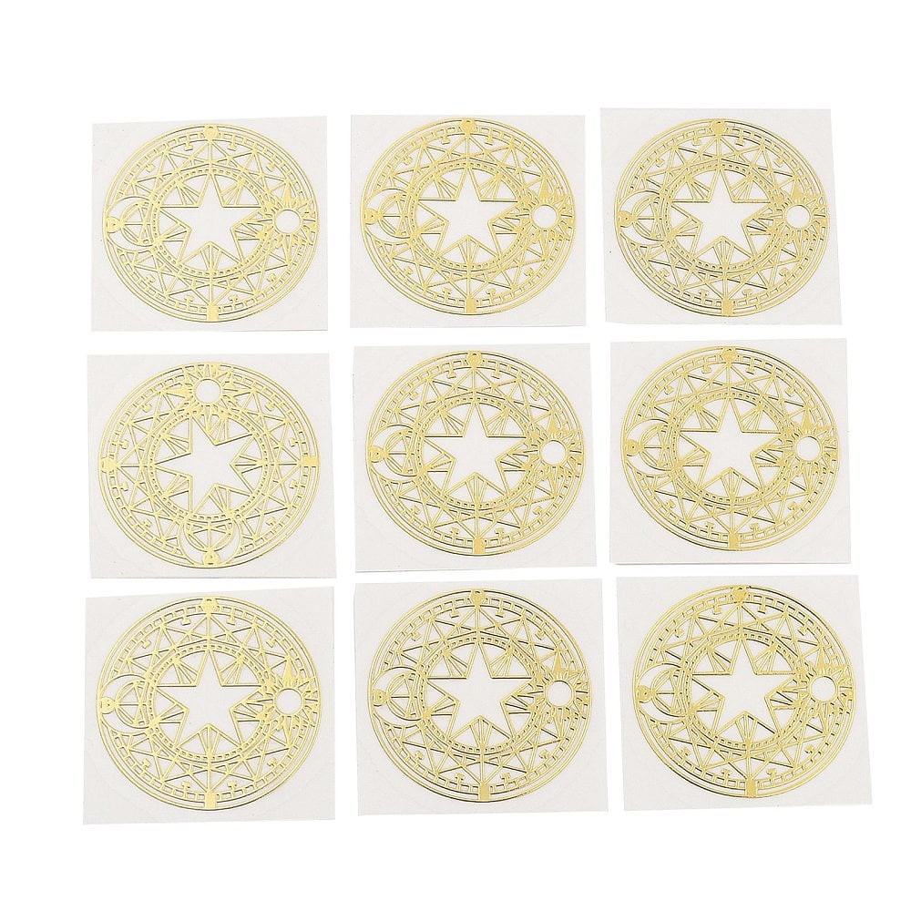 10 sheet Self Adhesive Brass Stickers Scrapbooking Stickers for Epoxy ...