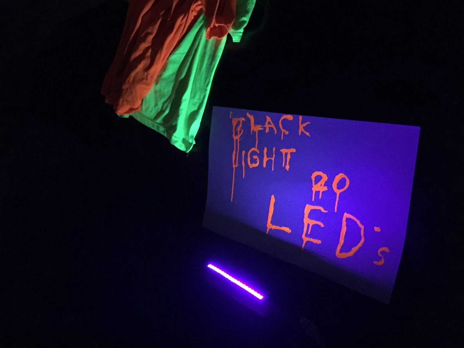10 strips 7" UV Ultra Violet Black Light Lamp LED WaterProof 12v (BEST ...
