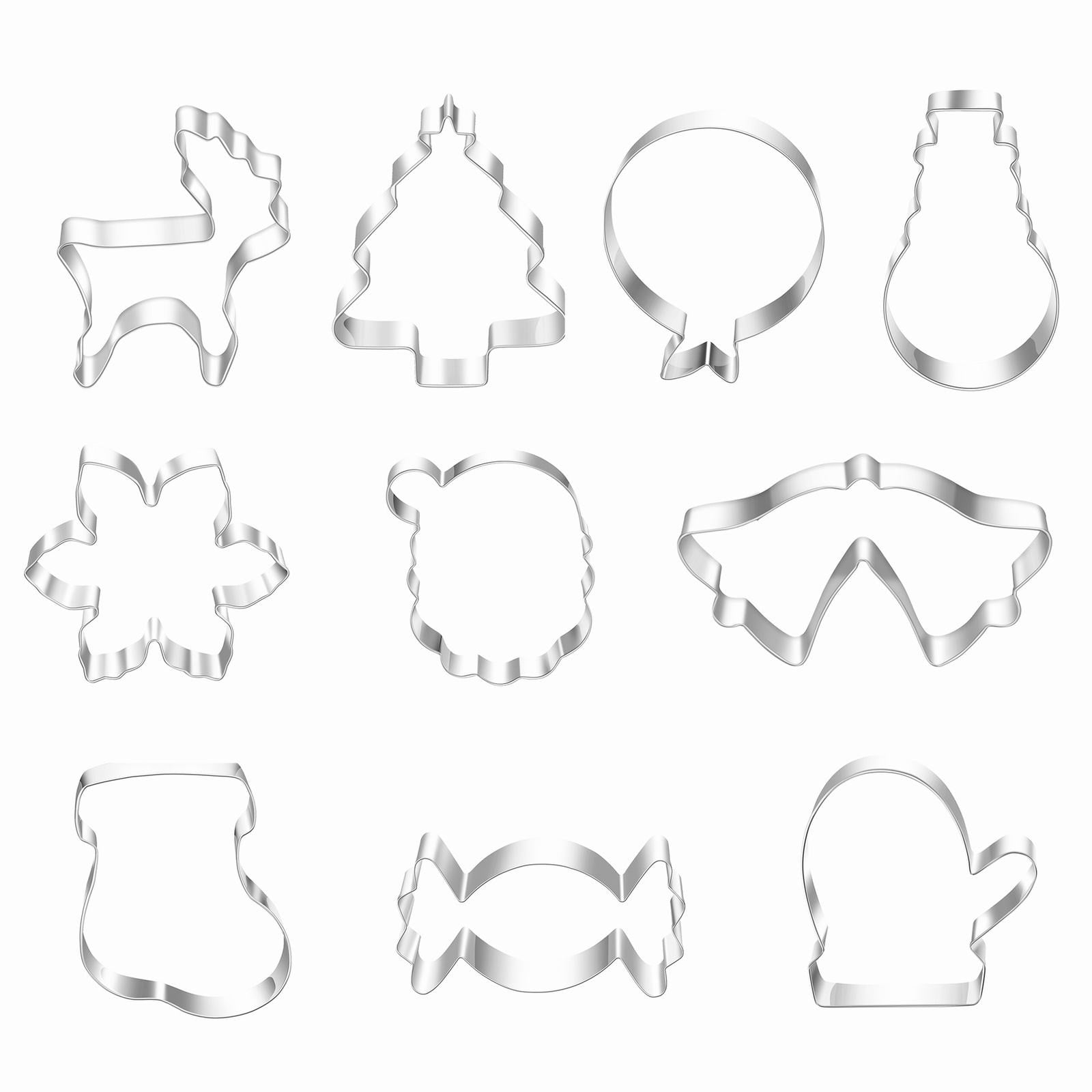 10 sugar cake baking molds Plastic Embossing Mold Stamp Mold For Clay ...