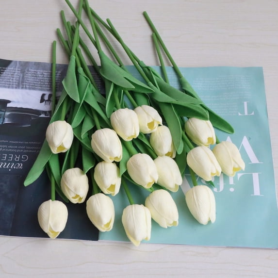 10 tulip shaped fake flower home furnishings, hotel wedding photography ...