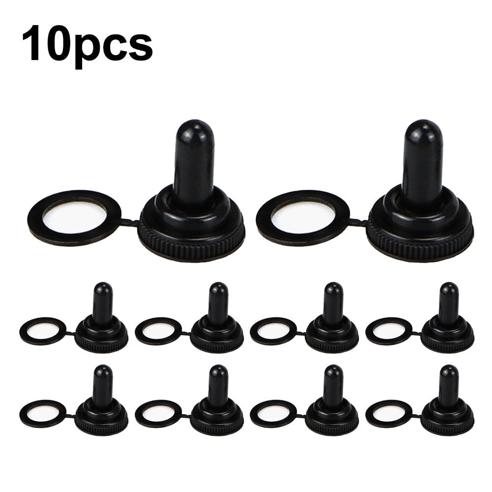 10 waterproof caps and dust caps of 6mm/12mm toggle rocker switch ...