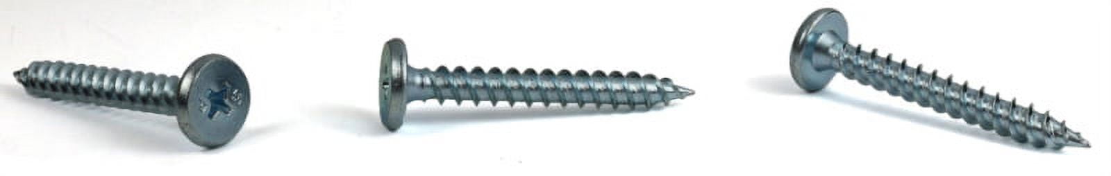 #10 x 1 1/2" Self-Piercing Screws / Phillips / Pancake Head / Steel ...
