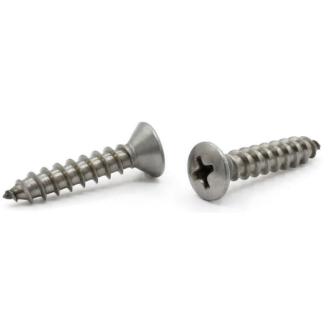 #10 x 1 1/2" Type A Self-Tapping Screws / Phillips / Oval Head / Steel / Zinc - 4000 Piece ...