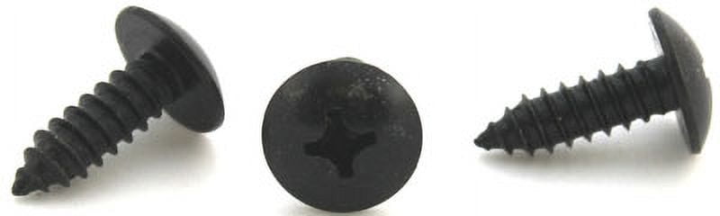 #10 x 1 1/2" Type AB Self-Tapping Screws / Phillips / Truss Head / Steel / Black Oxide - 2000 ...