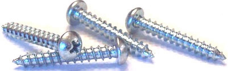 #10 x 1/2" Type A Self-Tapping Screws / Phillips / Round Head / Steel ...