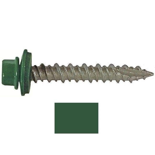 10 x 1.5 in. Green Screw - 250 Piece - Walmart.com