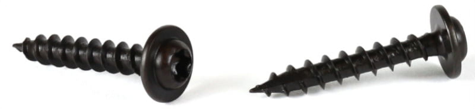 #10 x 1" Deep Thread Wood Screws / Six-Lobe (TorxÂ®) / Round Washer ...