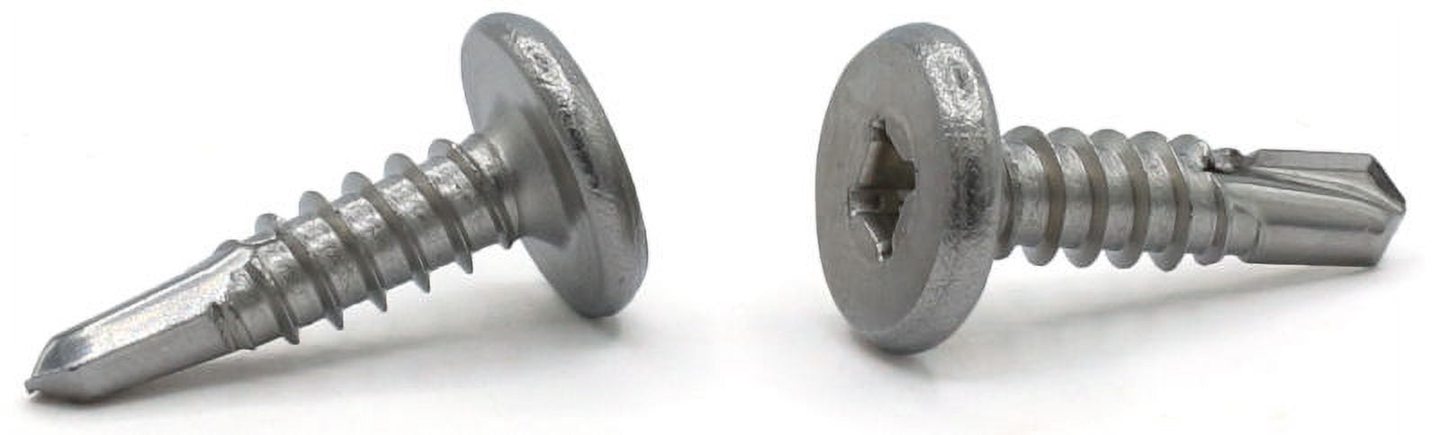 #10 x 1" Self-Drilling Screws / Combo (Square / Phillips) / Pancake ...