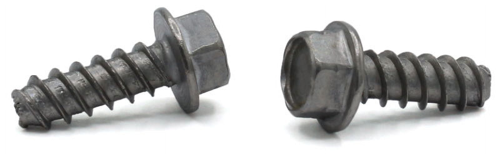 #10 x 1" Thread Forming Screws for Plastics (48-2) / Unslotted / Hex ...