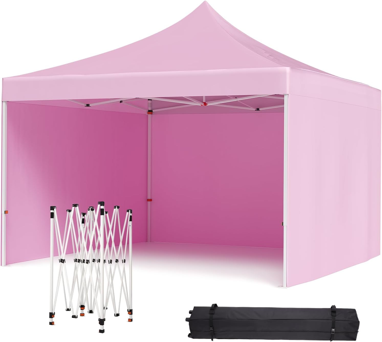 10 x 10 FT Pop Up Canopy Tent, Commercial Grade Instant Canopy, Heavy ...