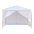 10 x 10' Four Sides Portable Home Use Waterproof Tent with Spiral Tubes ...