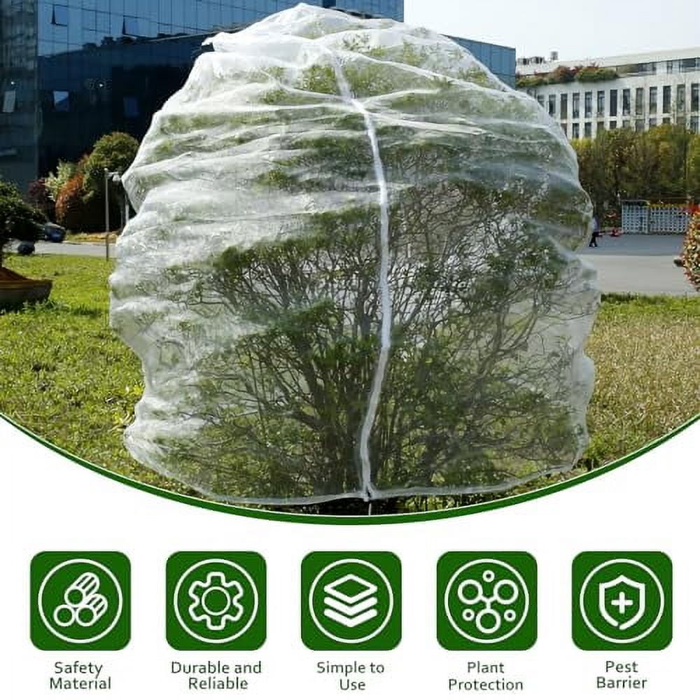 10 x 10 Ft Fruit Tree Netting Cover, Large Bird Netting for Blueberry ...