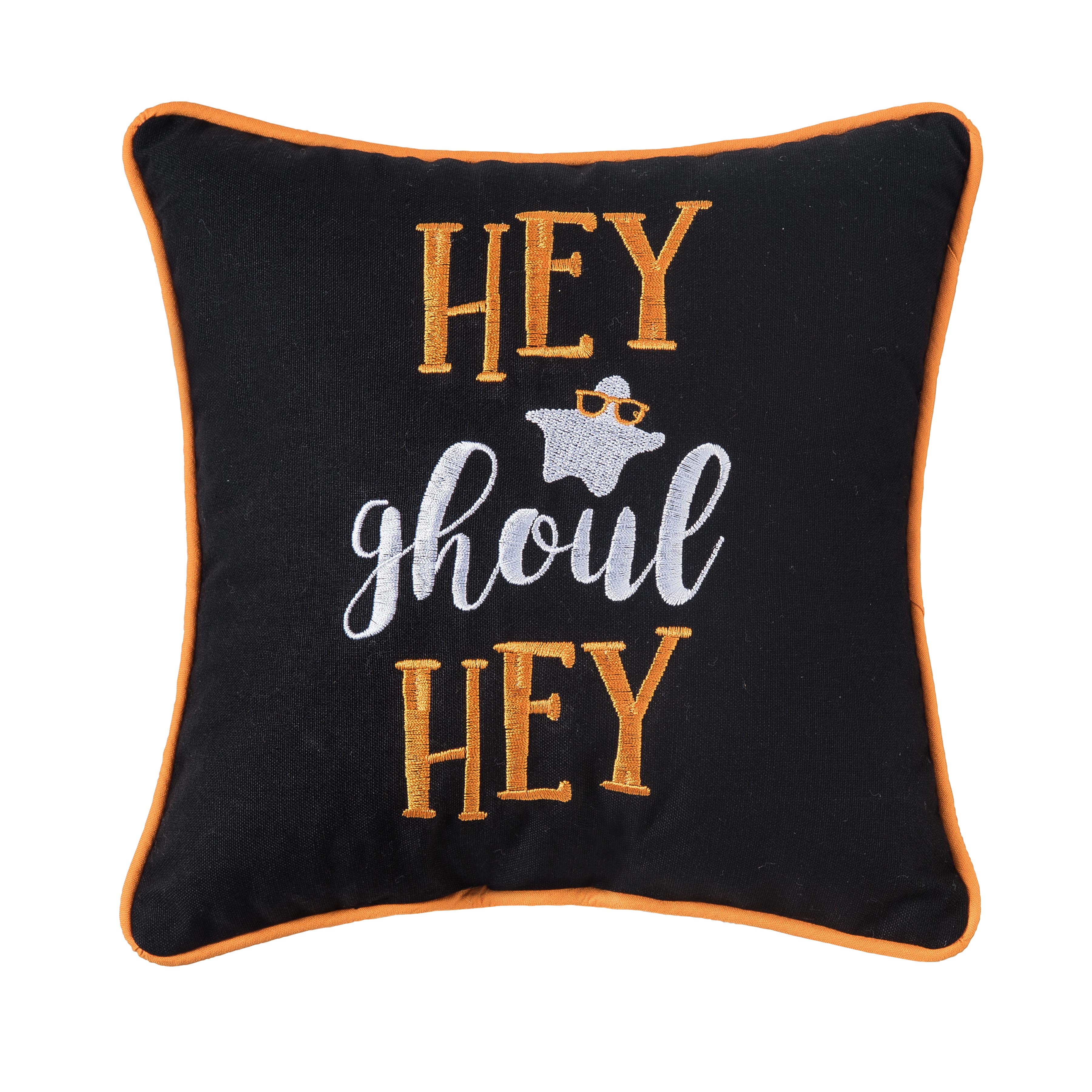Hey Ghoul Hey Halloween Small/Petite Accent Pillow, 10" x 10" - Walmart.com