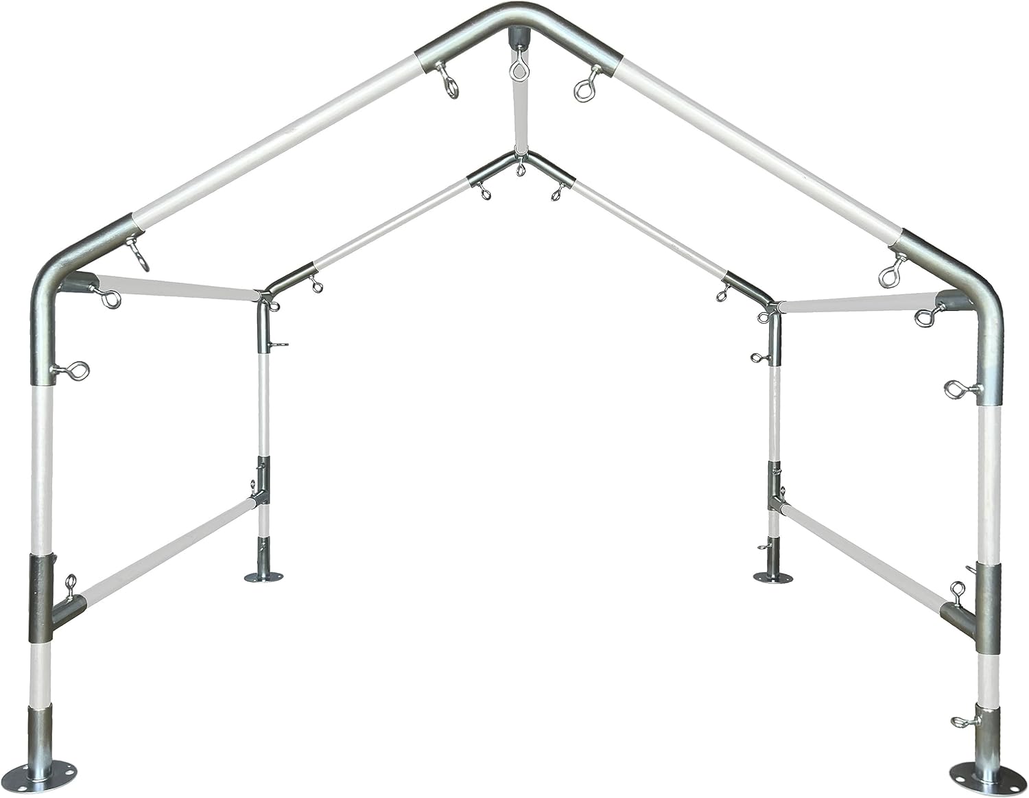 10' x 10' High Peak Canopy Fittings, DIY RV & Boat Carport, Party Tent ...