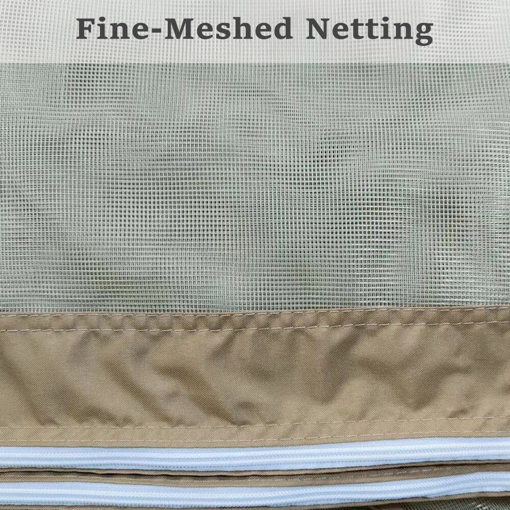 10 x 10 Outdoor Universal Gazebo Replacement, 4-Side Mesh Mosquito Net ...