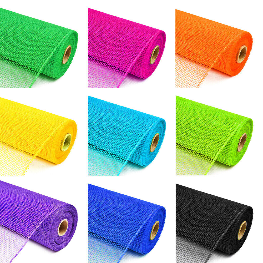 10" x 10 YDS Christmas Deco Mesh Roll Wreath Making Supplies Crafts for ...