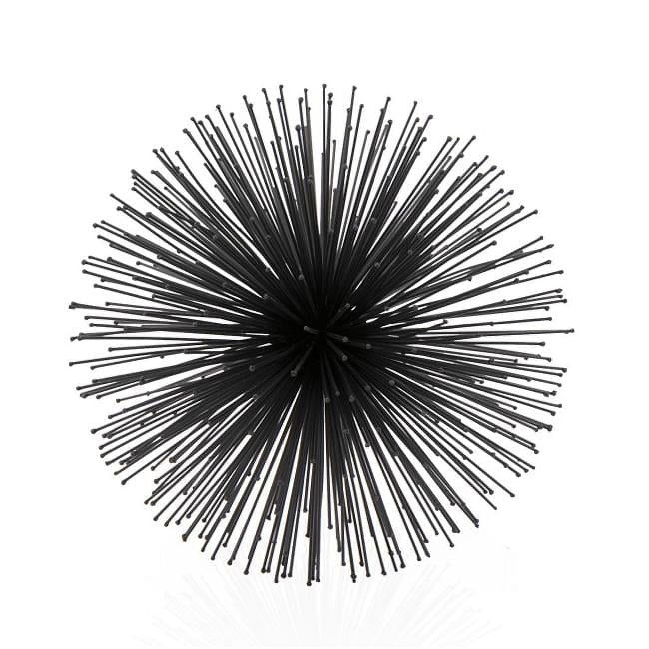10 x 10 x 10 in. Black Metal Spiky Sphere - Walmart.com