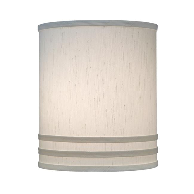 10 x 10 x 12 in. Hardback Cylinder Lamp Shade, Global White with ...