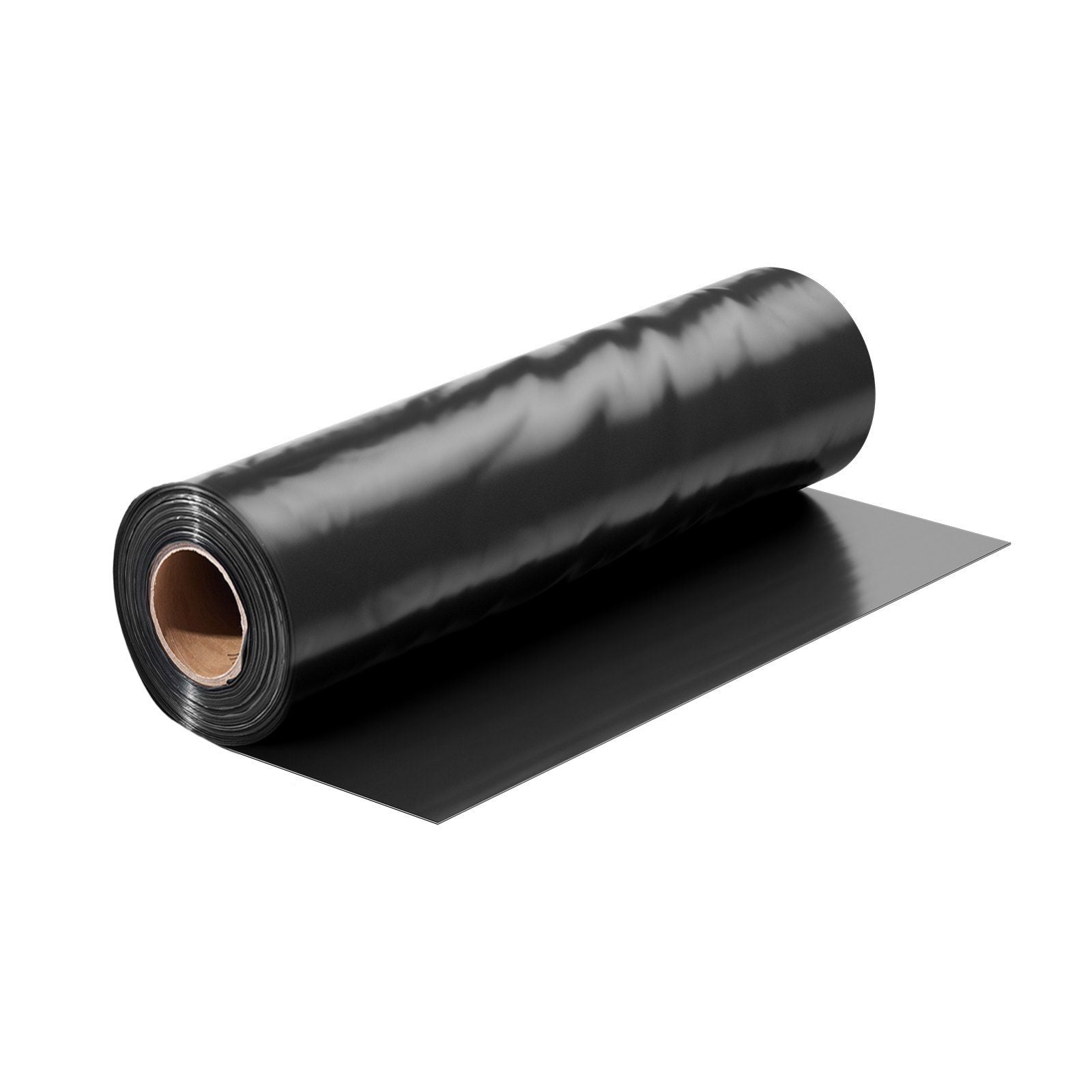 10' x 100' Heavy Duty Plastic Sheeting Roll - 6 Mil Thick Black & White ...