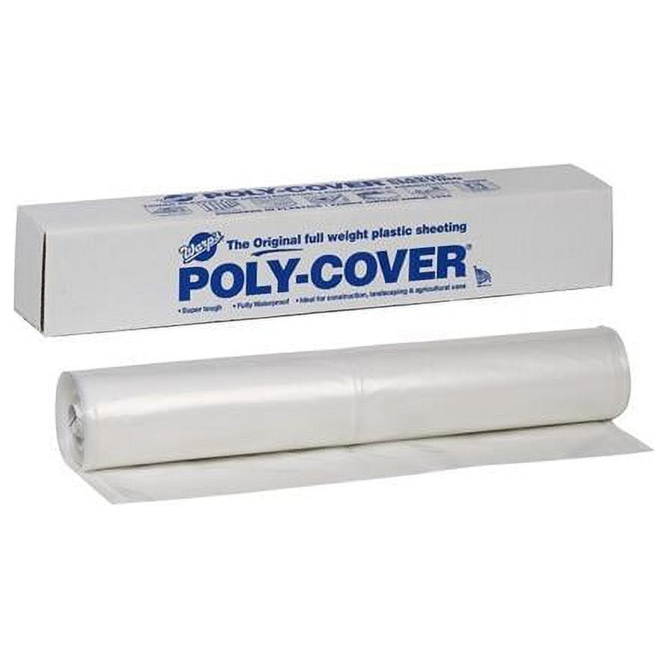 10 x 100 ft. 4 Mil Poly-Cover Plastic Sheets, Clear - Walmart.com