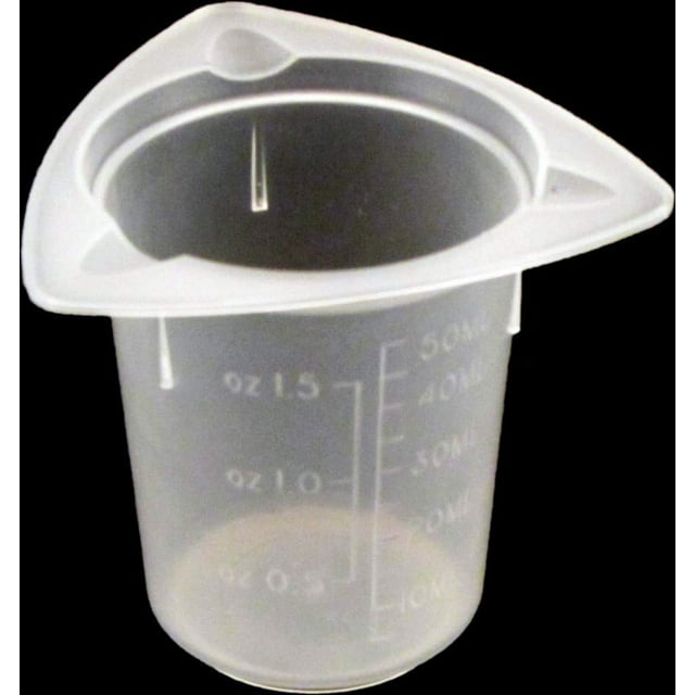 10 x 1000ml Tri-Pour Polypropylene Tri-Pour Beaker No Spill Pour Design ...