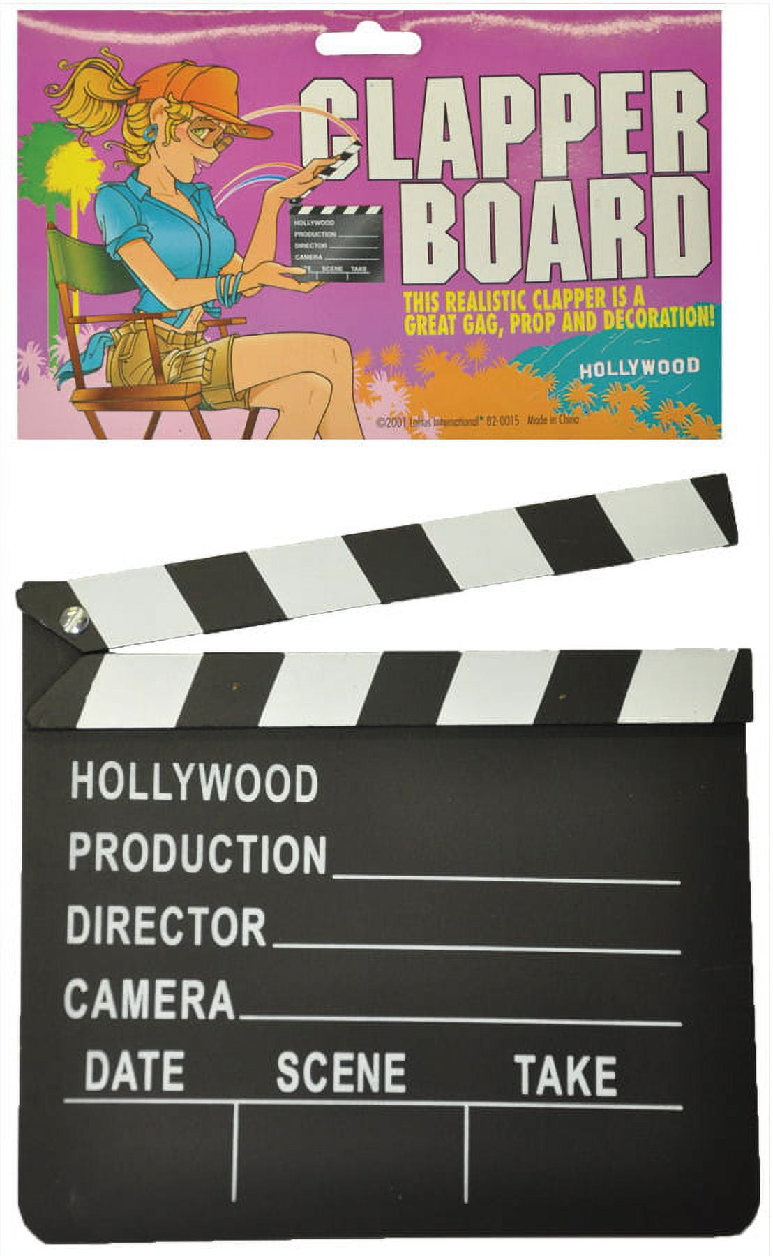 10" x 11" Clacker Hollywood Movie Halloween Prop - Walmart.com