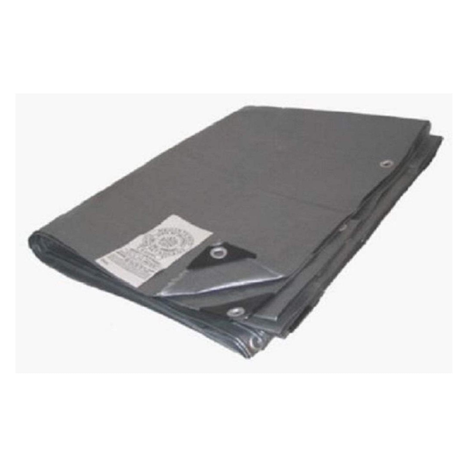 10' x 12' Silver Fire Flame Retardant Heavy Duty Tarp (Finished Size ...