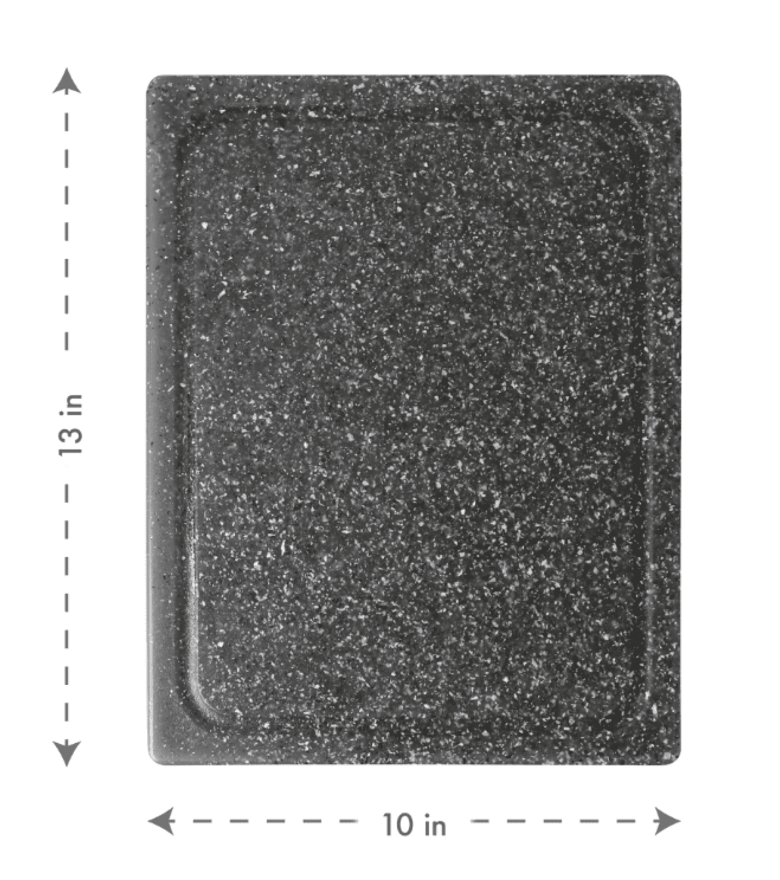10 x 13 Granite Cutting Board in Heavy Granite Finish Poly - Walmart.com