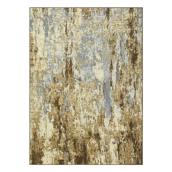 10 x 13 ft Polyester Velvet Towel Khaki Rectangular Hallway Bathroom ...