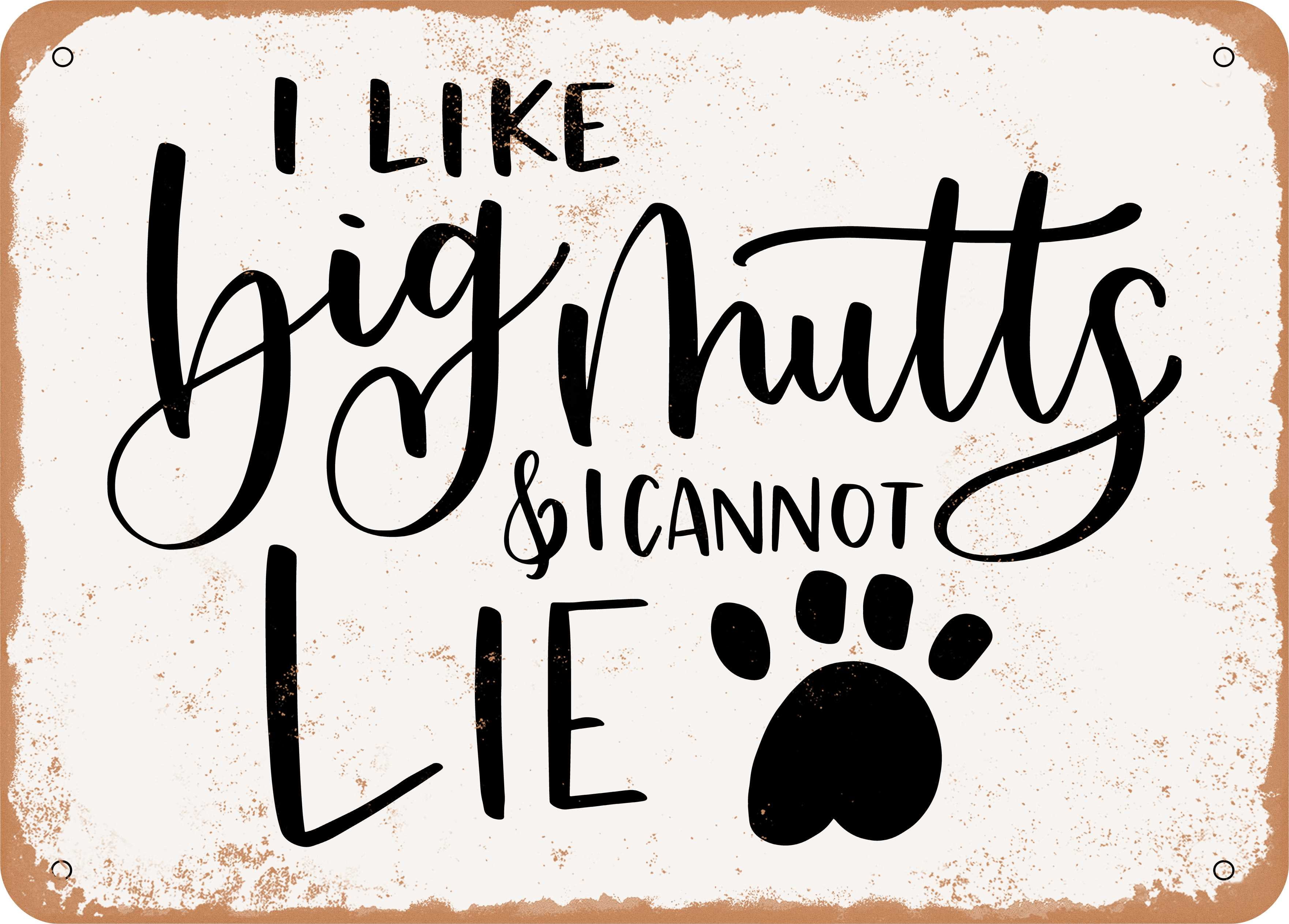 10 x 14 METAL SIGN - Big Mutts - Vintage Rusty Look - Walmart.com