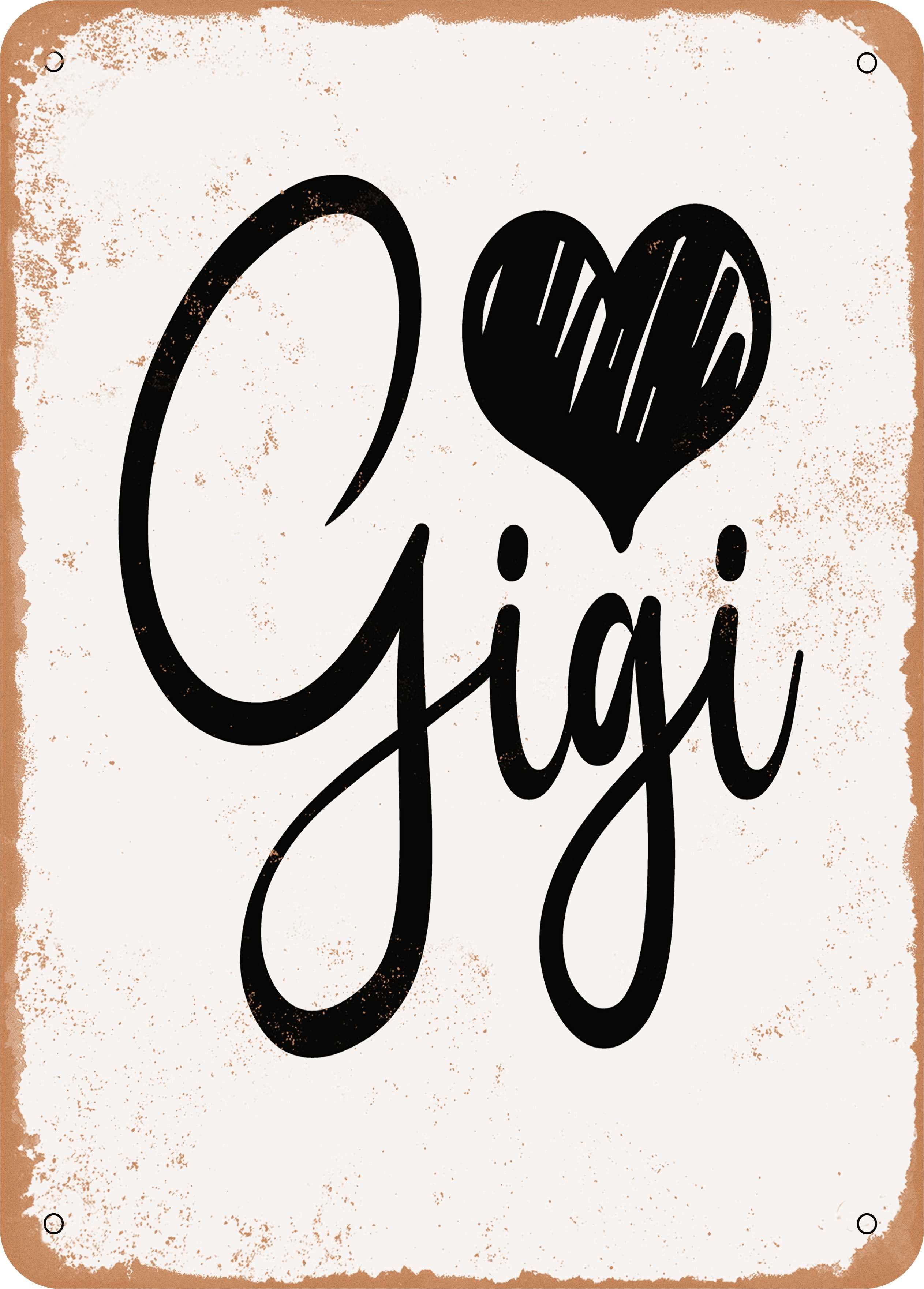 10 x 14 METAL SIGN - Blessed Gigi - Vintage Rusty Look - Walmart.com