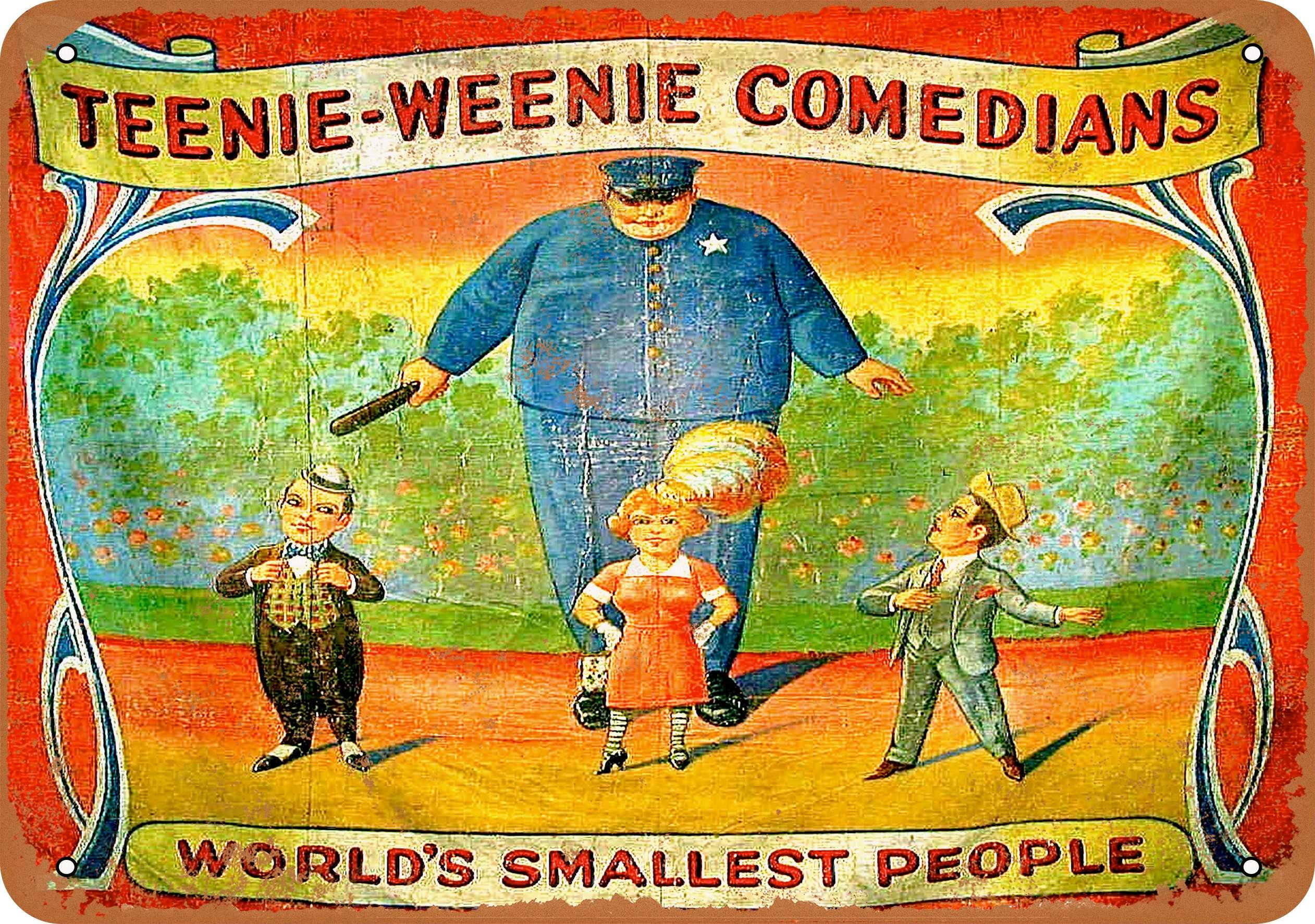 10 x 14 METAL SIGN - Carnival Midway World's Smallest People - Vintage ...