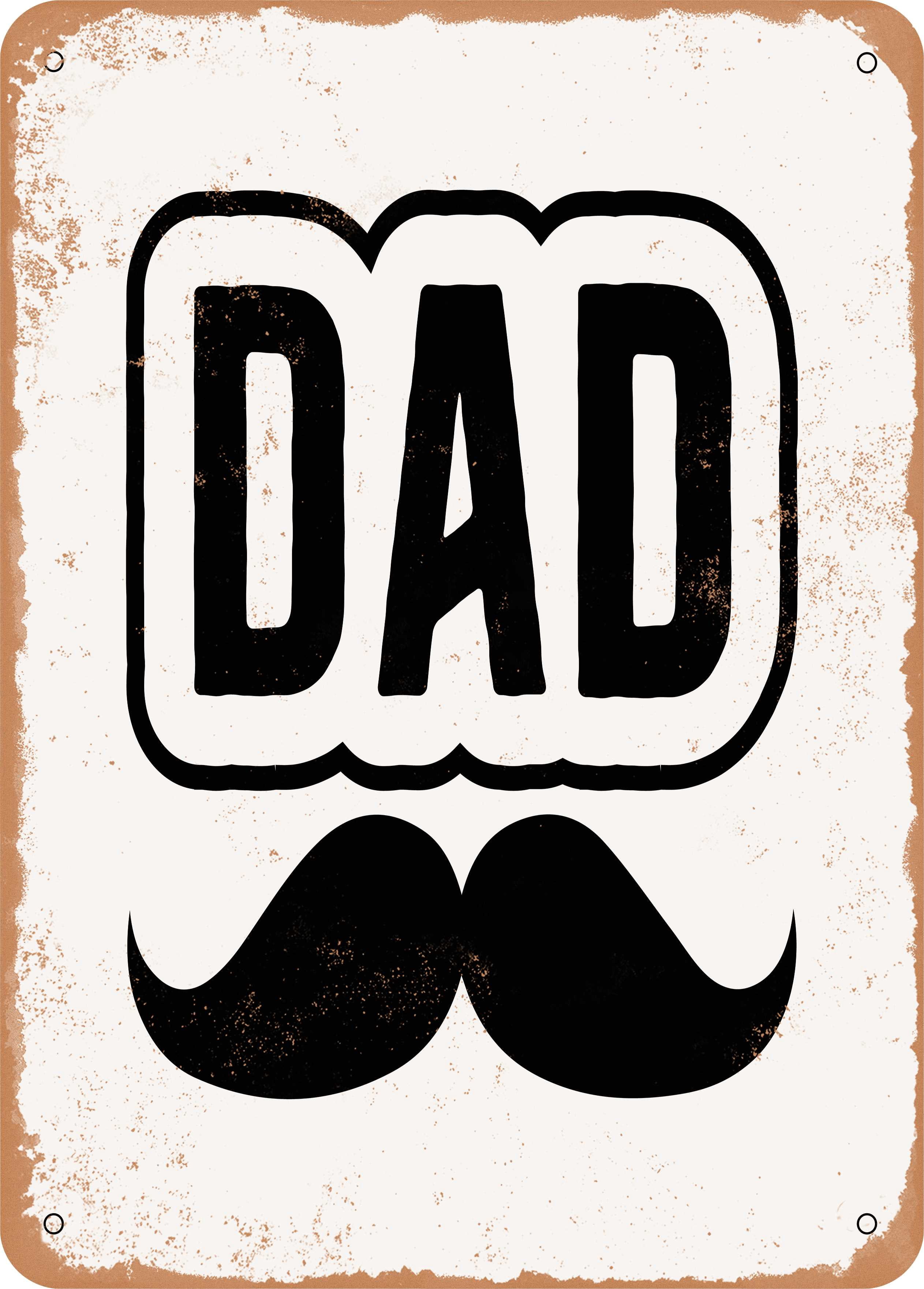 10 x 14 METAL SIGN - Dad - 2 - Vintage Rusty Look - Walmart.com