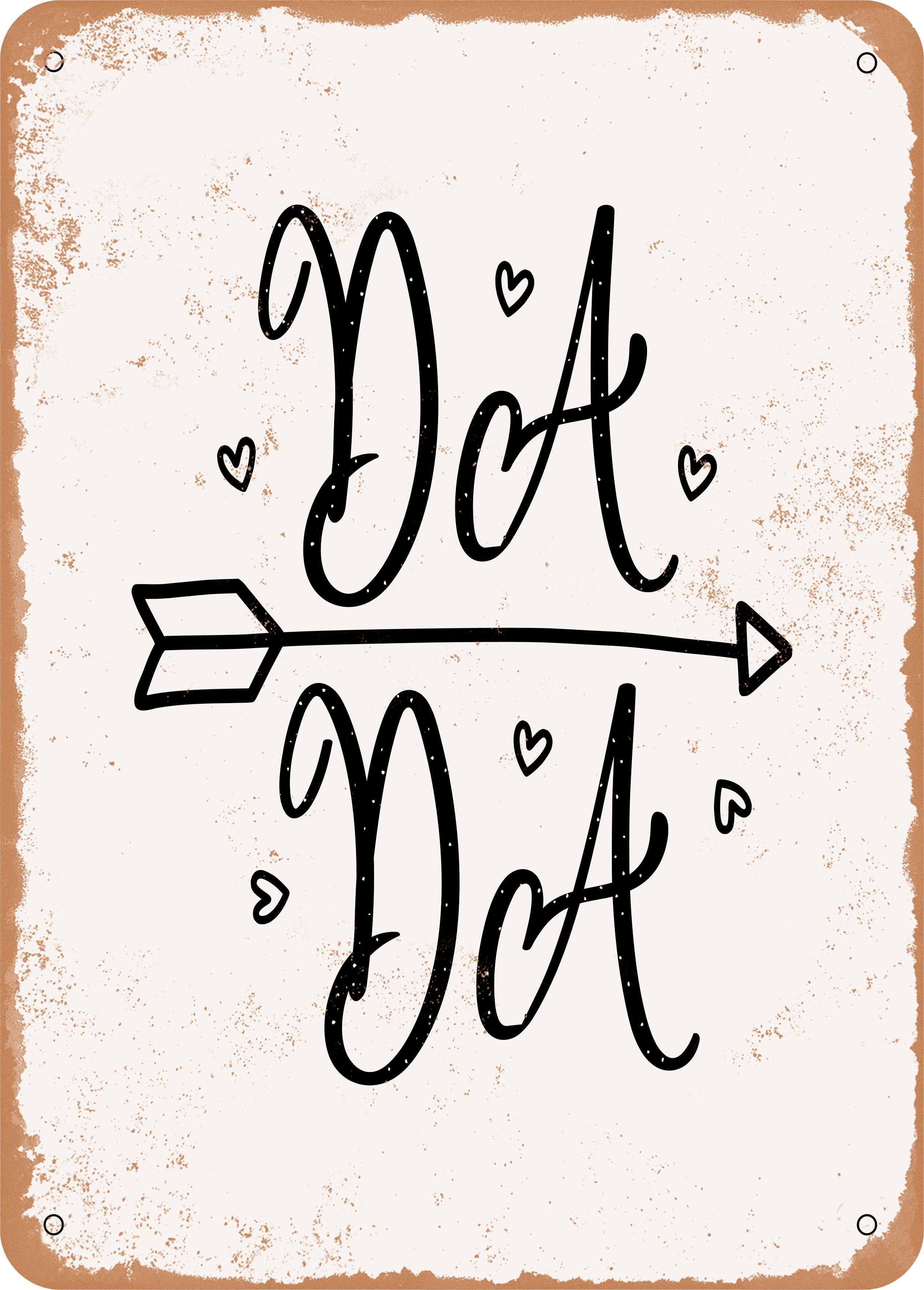 10 x 14 METAL SIGN - Dada - Vintage Rusty Look - Walmart.com