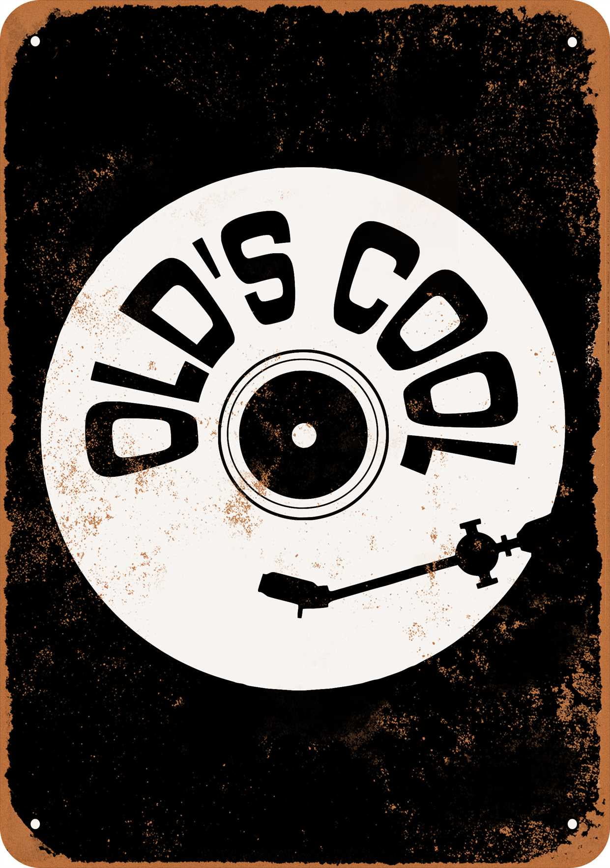 10 x 14 METAL SIGN - Old's Cool Turntable (Dark Background) - Vintage ...