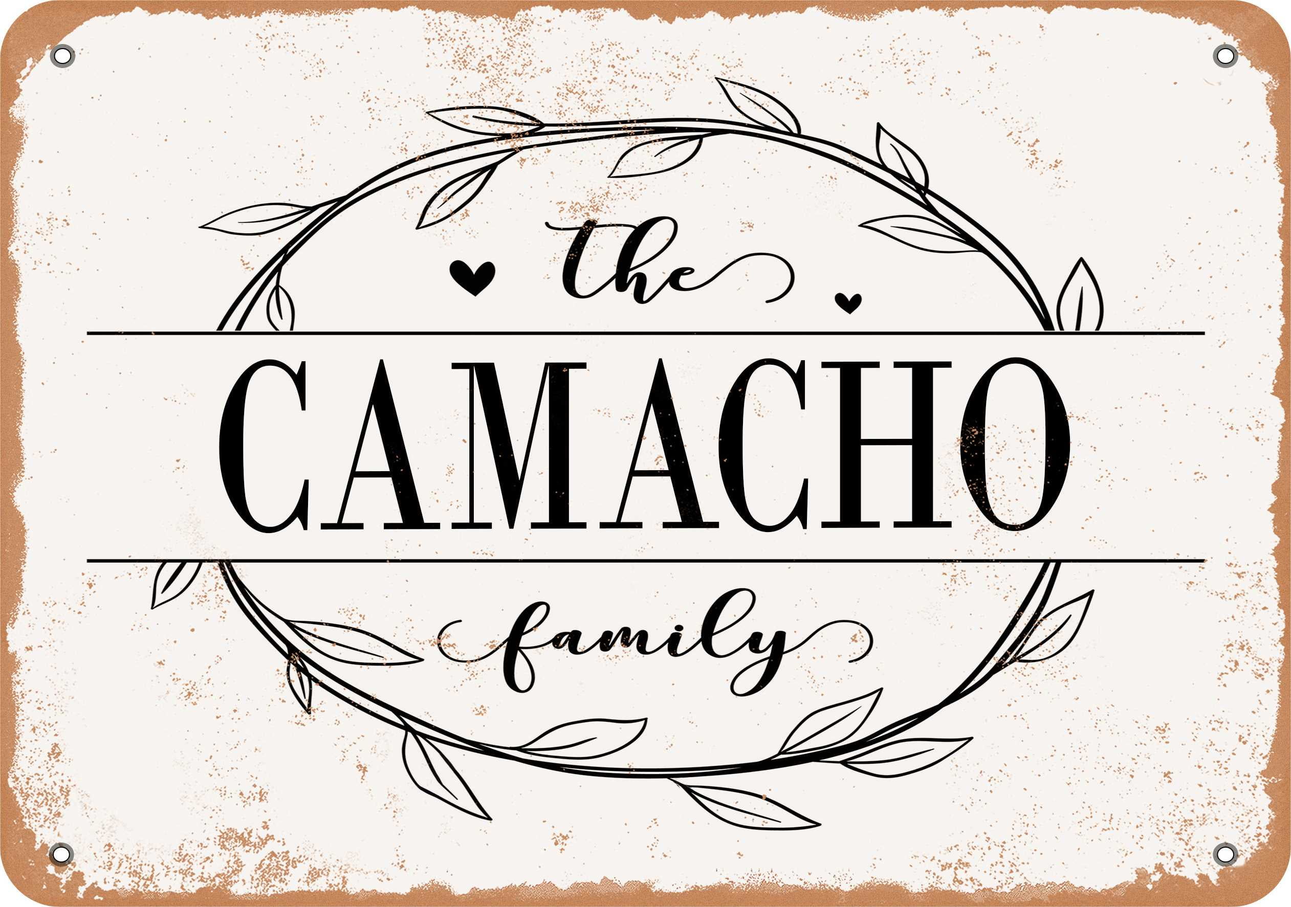 10 x 14 Metal Sign - The Camacho Family (Style 1) - Vintage Rusty Look ...