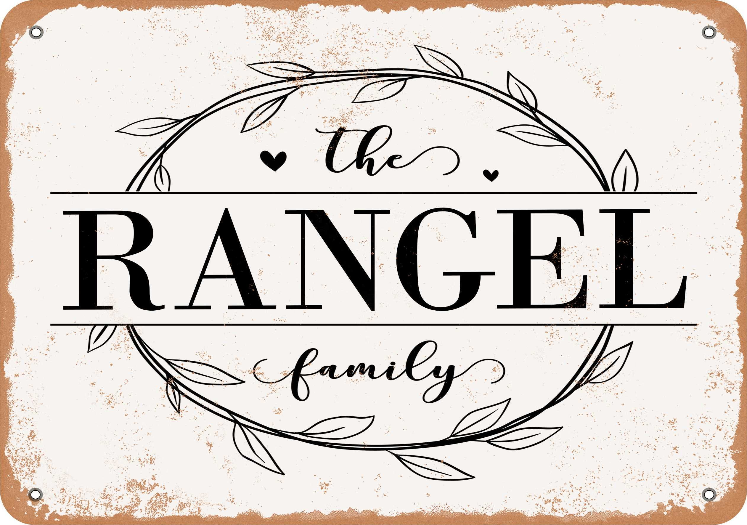 10 x 14 Metal Sign - The Rangel Family (Style 1) - Vintage Rusty Look ...