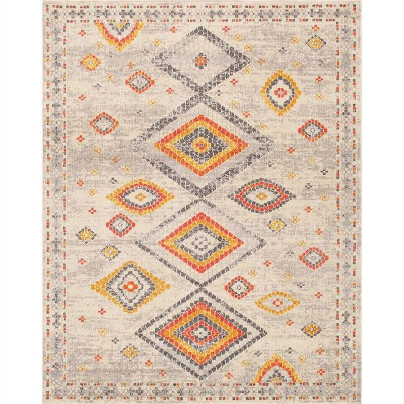 10 x 14 ft. Aldora Design Power Loom Area Rug - Beige - Walmart.com