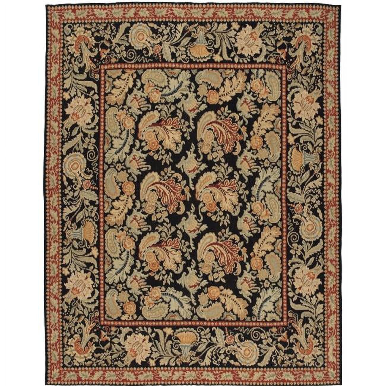 10 x 14 ft. Surre Flat Woven Area Rug - Black - Walmart.com