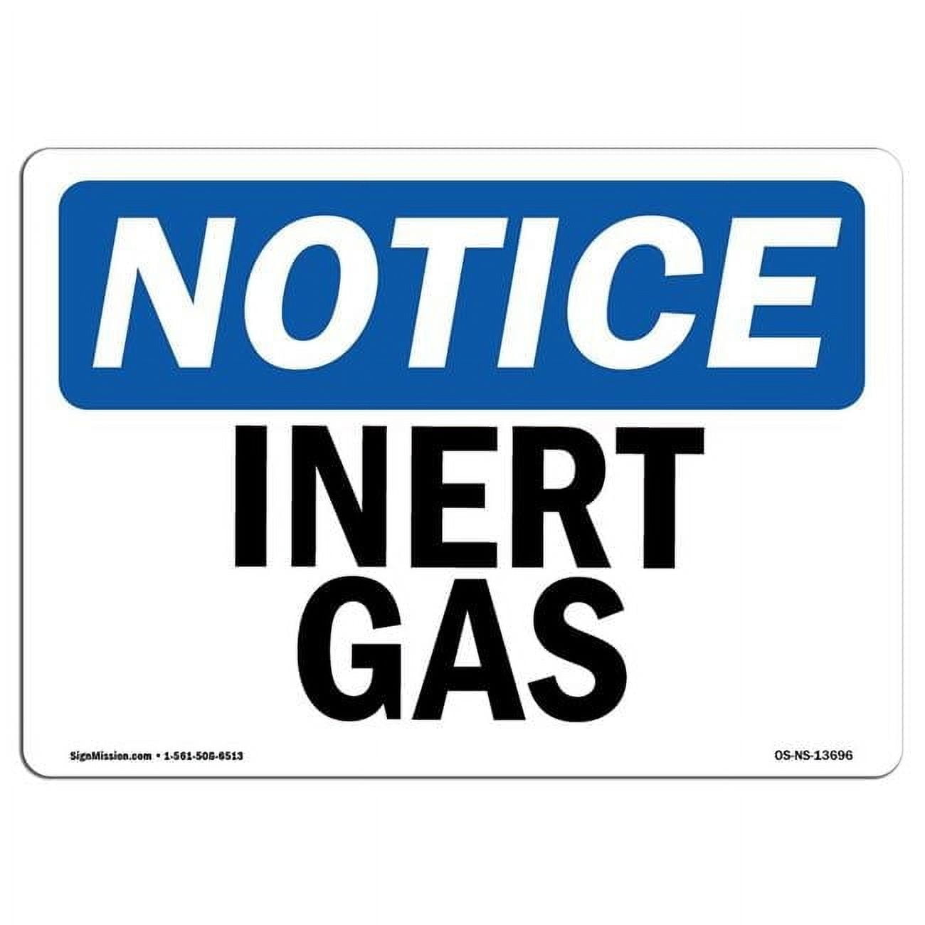 10 x 14 in. OSHA Notice Sign - Inert Gas - Walmart.com